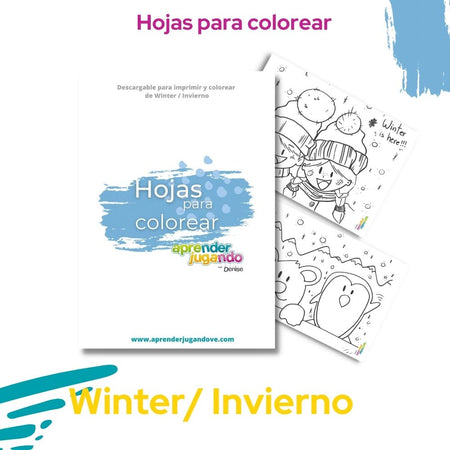 Hojas Para Colorear De Invierno Para Imprimir